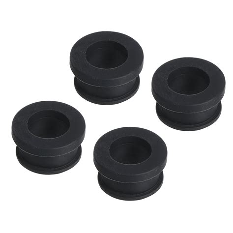 4pcs Snap Rubber Grommet Hole Plug Mount Dia 15mm Id 11mm H 12mm Seal