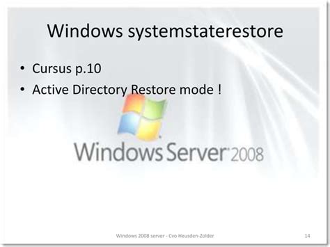 Windows Server Backup PPTX Computing Technology Computing