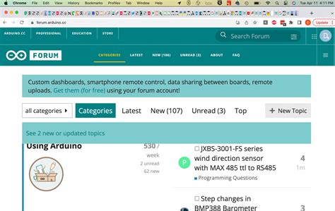 Alternative Layouts For The Forum Website And Forum Arduino Forum