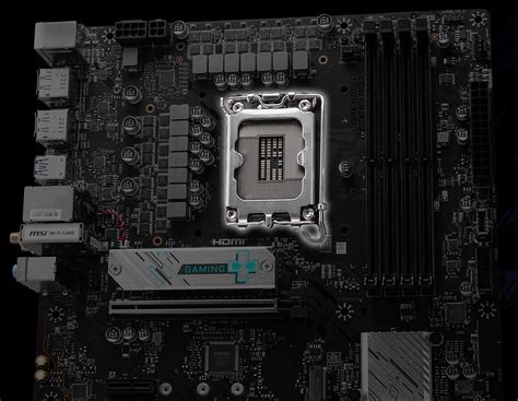 Msi B M Gaming Plus Wifi Intel Th Th Th Gen Phases Ddr Pcie G Lan Wi Fi E