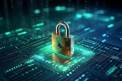 Premium Photo Cybersecurity And Privacy And Protect Data Concept Lock Key Icon And Internet