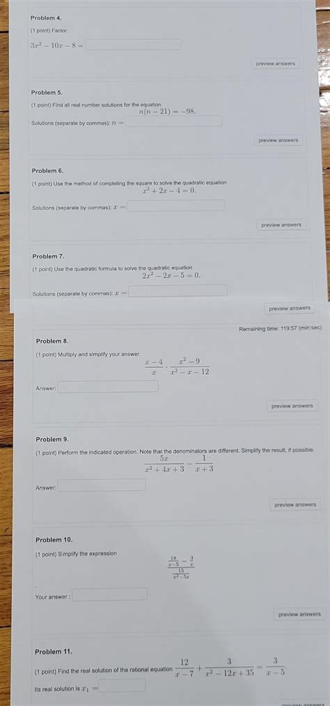 Solved Problem 4 1 point Factor 3²10 8 Problem 5 1 Chegg com
