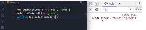 Javascript Notes Arrays