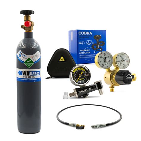 Nitrogen C Size Shock Filling Premium Kit Scrader Valve High Pressure