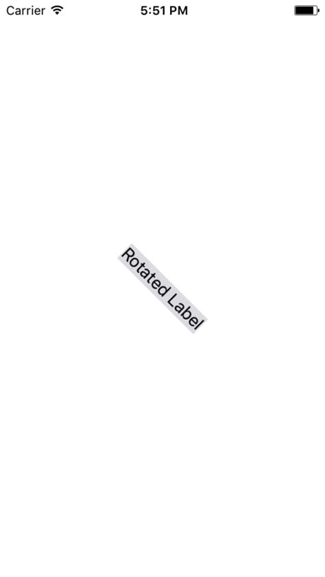 Extending Uilabel In Swift With Edge Insets Rotation