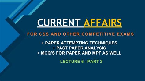 current affairs for css lecture 6 part 2 regionalization and the