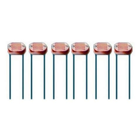 SOOTRA Ldr Light Dependent Register Photo Resistor Light Sensitive Resistor Pack Of