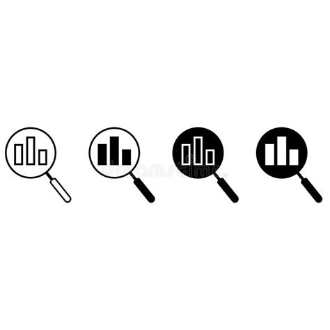 Data Analysis Vector Icons Set Contains Such Icon As Analytic