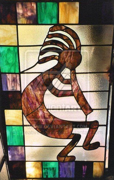46 Stained Glass Kokopelli Ideas Stained Glass Stained Glass