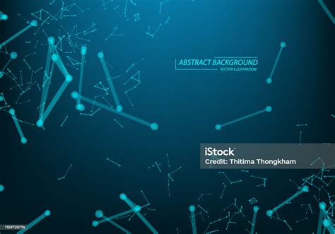 추상 입자가 있는 배경입니다 점과 선을 연결합니다 빅 데이터 개념 0명에 대한 스톡 벡터 아트 및 기타 이미지 0명 과학 디자인 Istock