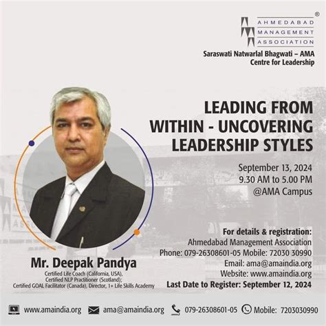 Please Join Our Upcoming Workshop Leading From Within Uncovering