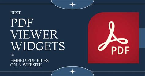 6 Best Website Pdf Viewer Widgets To Embed Pdf Files In 2025