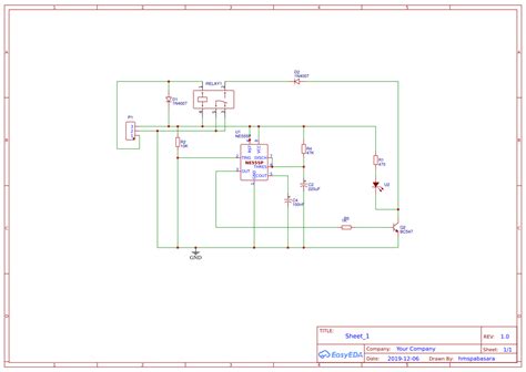 OFF Delay Timer Circuit EasyEDA Open Source Hardware Lab