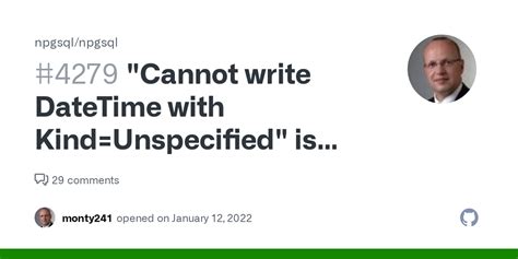 Cannot Write Datetime With Kindunspecified Is Confusing · Issue