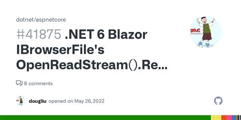 Net 6 Blazor Ibrowserfiles Openreadstreamreadasyncbuffer Not