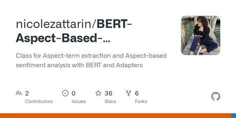 Github Nicolezattarin Bert Aspect Based Sentiment Analysis Class For
