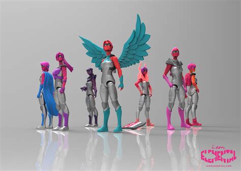 Girls Action Figures With A Realistic Breast To Hip Ratio