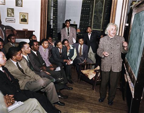 Albert Einstein Teaching At Lincoln The United States First