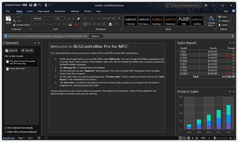 mfc扩展库bcgcontrolbar pro v35 0 可视化管理and主题等全新升级 mfc 界面开发小八哥 永洪数据分析社区