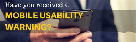 Have You Received A Mobile Usability Warning From Google