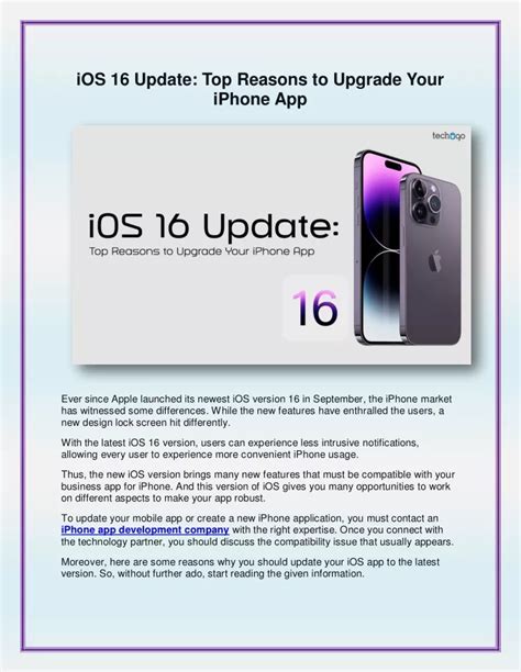 PPT IOS 16 Update Top Reasons To Upgrade Your IPhone App PowerPoint Presentation ID 11797848