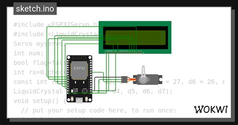 Servo With Rabdom Otp Wokwi ESP STM Arduino Simulator