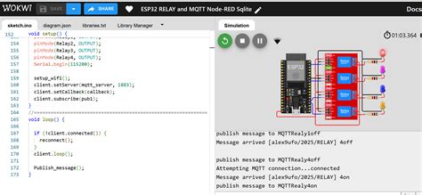 Alex9ufo 聰明人求知心切 20252 Wokwi And Node Red 4led Control Sqlite