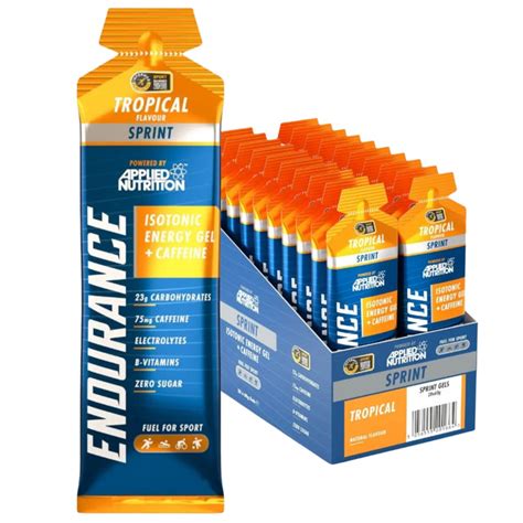 Applied Nutrition Sprint Energy Gels W Caffeine Sportsfuel