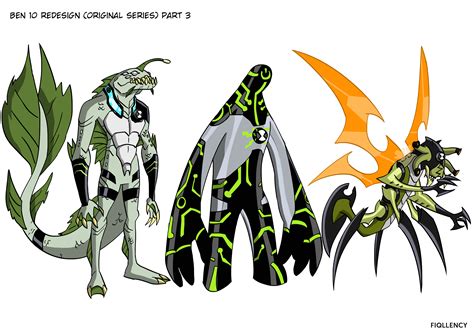 Ben 10 Original Redesign Part 3 By Fiqllency On Deviantart