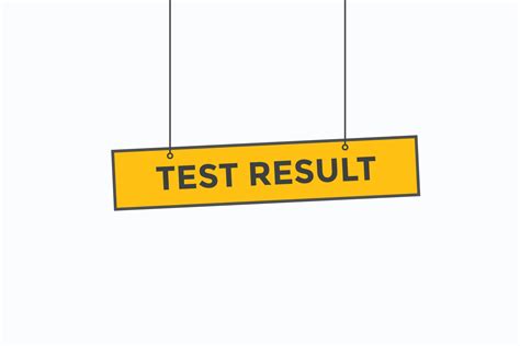 Test Result Button Vectorssign Label Speech Bubble Test Result Test Result Button Vectorssign Label Speech Bubble Test Result