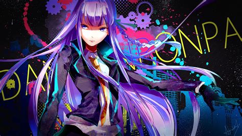 Descargar La Imagen En Teléfono Animado Dangan Ronpa Kyōko Kirigiri Sayaka Maizono Aoi
