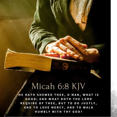 Micah 68 Kjv‬ Micah 68 Nlt Micah 52 Kjv Holy Bible