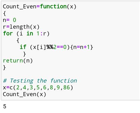 Solved Please Provide A R Function That Takes As An Argument A
