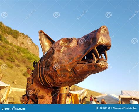Dacic Wolf Dacian Draco Editorial Stock Image Image Of Power 107063164