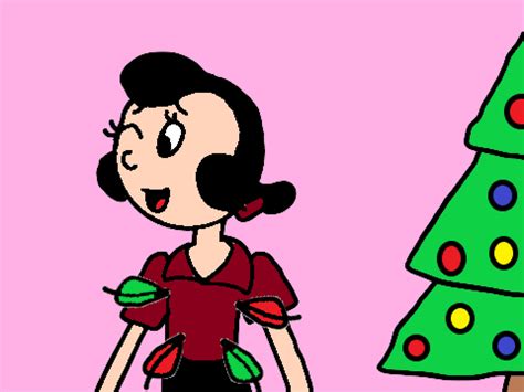 Olive Oyls Christmas Tickles By Amandathecartoonfan On Deviantart