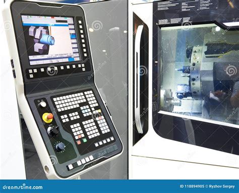 Modern CNC Milling Machine Stock Image Image Of Industry