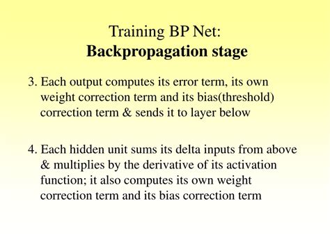 Ppt Backpropagation Learning Algorithm For Multi Layer Perception