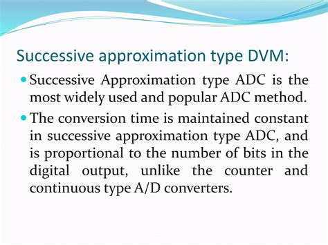 Digital Voltmeter Dvm And Its Classification Pptx Digital Audio