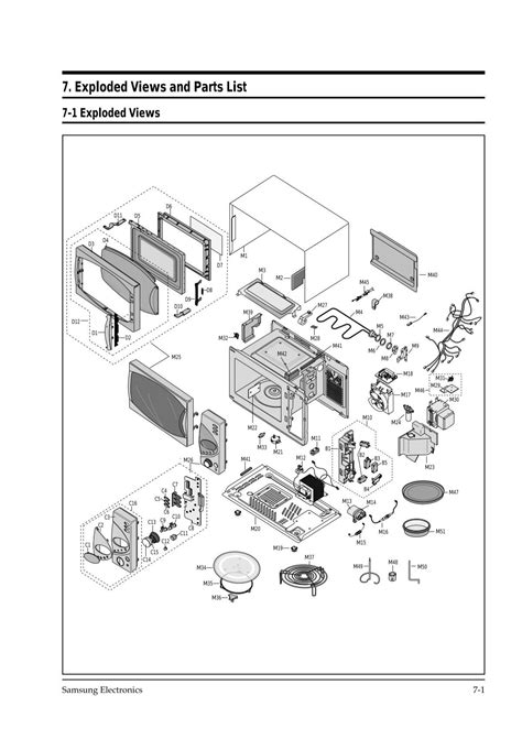 7 Exploded Views And Parts List