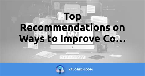 Top Recommendations To Improve Core Web Vitals Performance