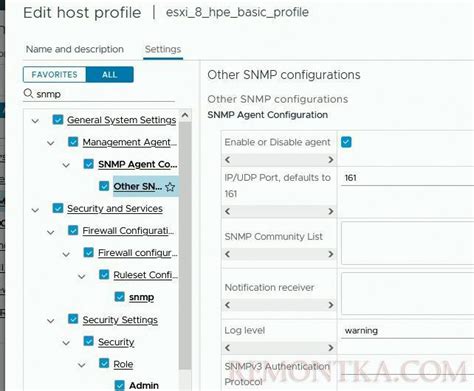 Настройка Snmp на хостах Vmware Esxi РЕМОНТКА