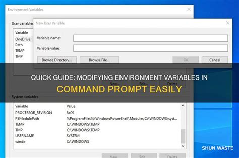 Quick Guide Modifying Environment Variables In Command Prompt Easily