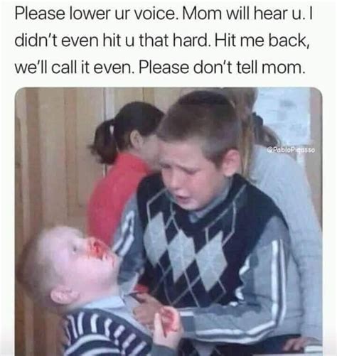 Please Dont Tell Mom Meme Guy