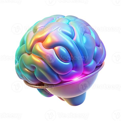 Wonderful Classic A Holographic Projection Of A Human Brain Rotating Slowly Different Areas