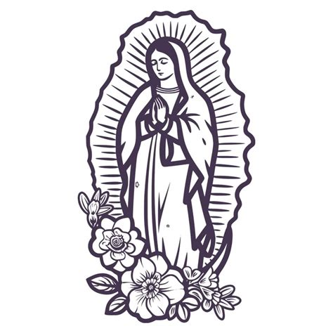 Free Our Lady Of Guadalupe Svg Svg Digital Artwork Laser