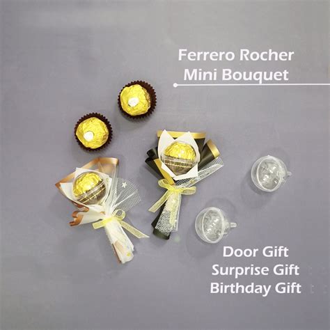 Ferrero Rocher Chocolate Mini Bouquet Birthday Party Wedding Event