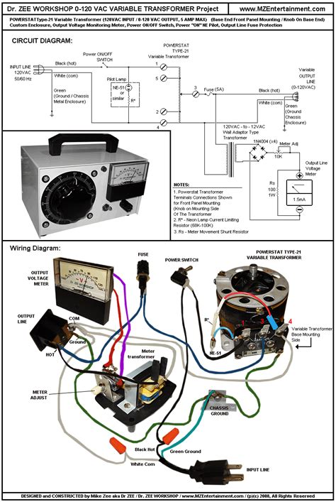 Variac Transformer Wiring Diagram