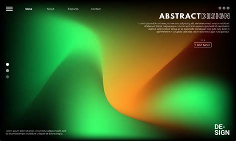 Colorful Background Abstract Fluid Dynamic Shapes Liquid Colors On Black Background Modern