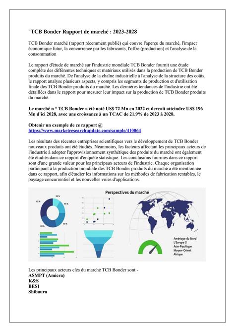 Tcb Bonder Marché Une Compréhension Globale Des Tendances Du Comportement Des Consommateurs