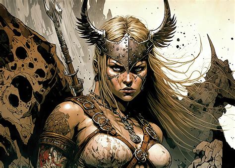 Valkyrie Norse Mythology Digital Art By 1 Sascha Schmidt Fine Art America